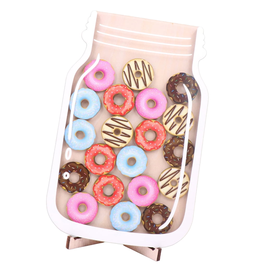 JZROCKER Reward Jar Motivational Reward Jar Colorful Doughnuts Reward ...