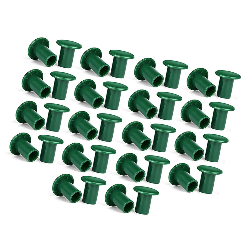 JZROCKER Set of 36 Green Garden Cane End Caps For Canes Stick And Plant ...