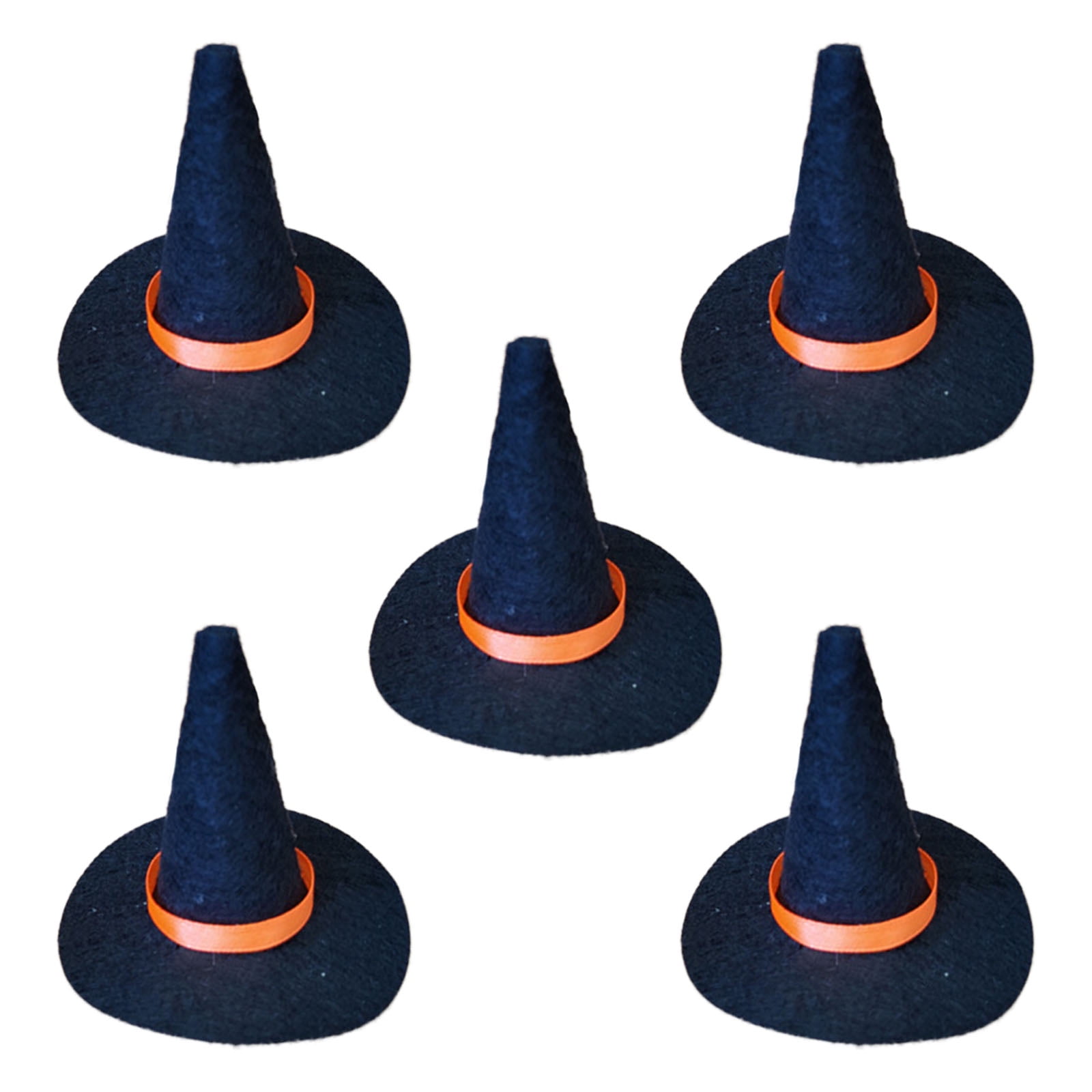 JZROCKER Small Witch Hats For Crafts Mini Witch Hats And Mini Broom Craft Diy Supplies For ...