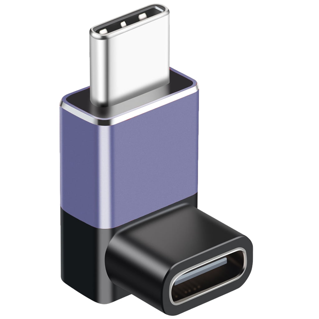 JZROCKER USB C Adapters, Elbow TypeC Male to Female Adapters, USB C ...