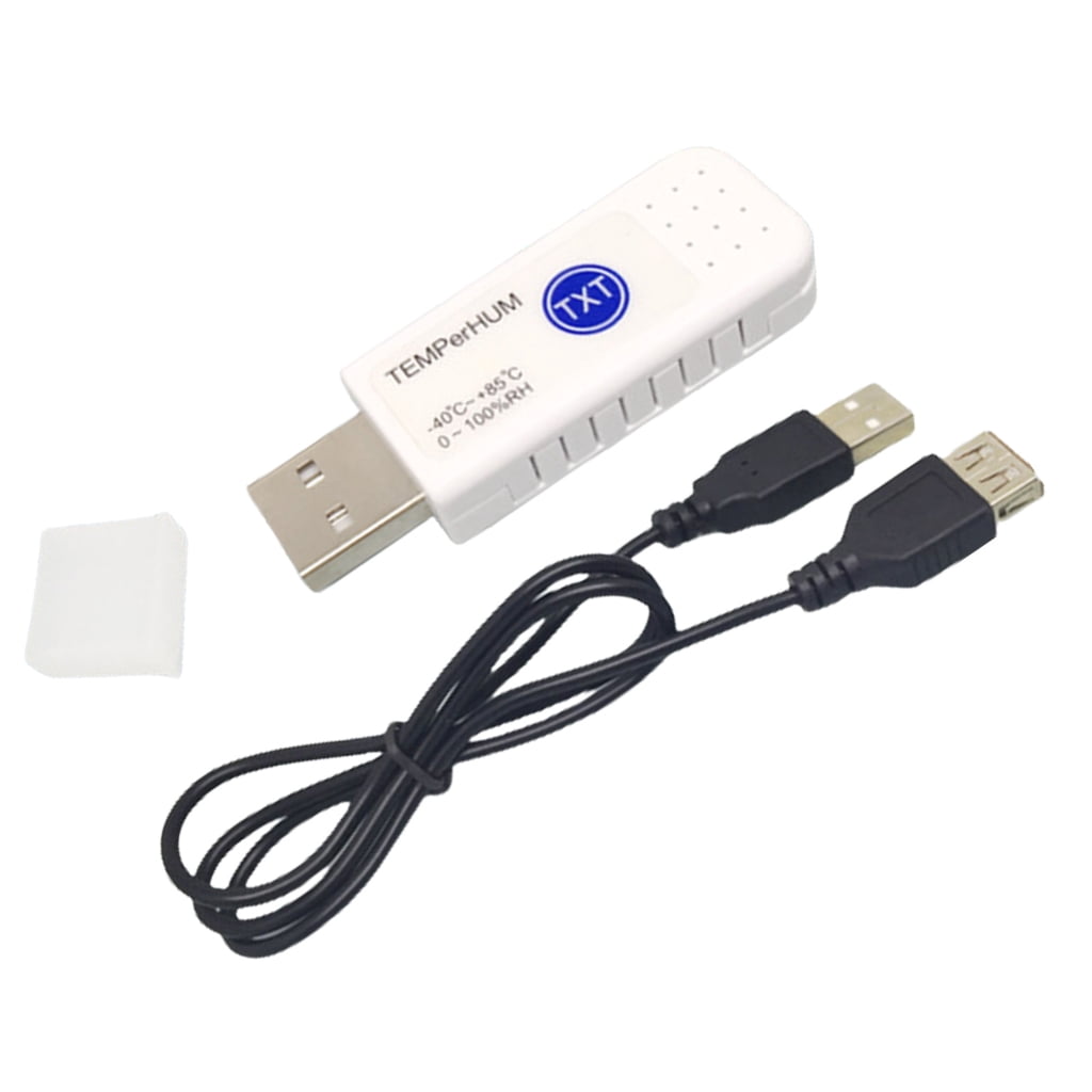 JZROCKER USB Temperature Data Logger Recording Large Capacity Reusable ...
