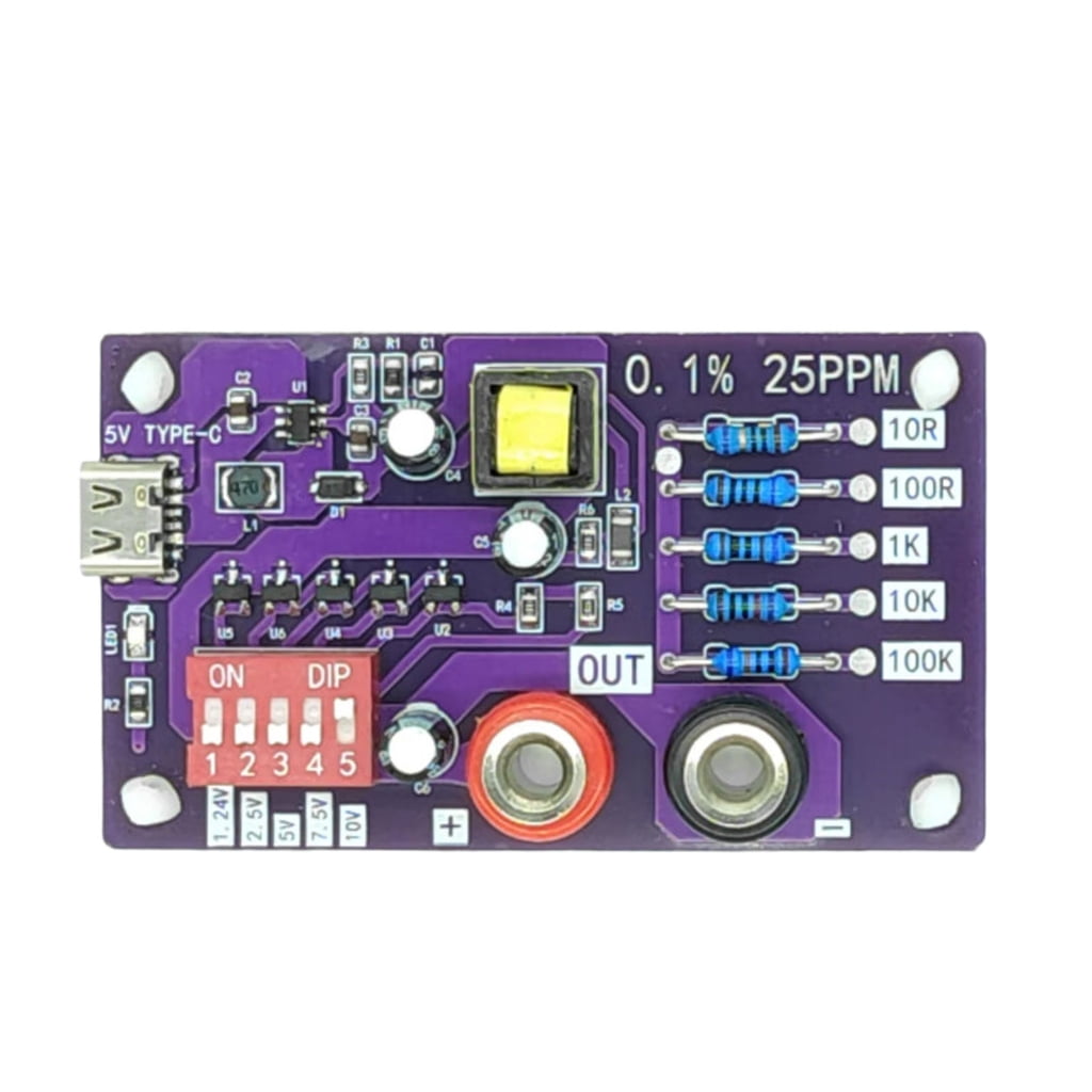 JZROCKER Voltages Resistance Reference Module 1.24V/2.5V/7.5V/5V/10V 5 ...