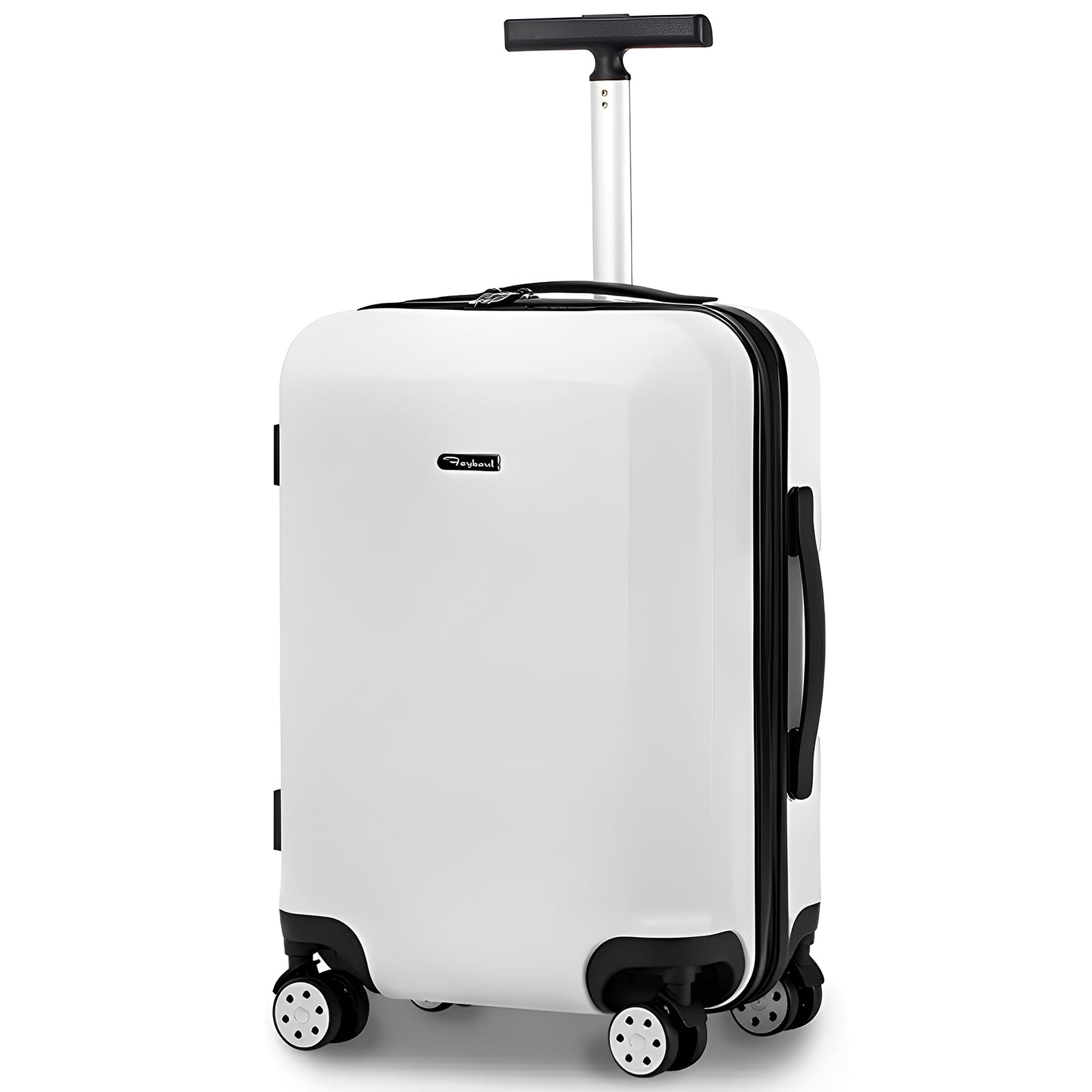 JZR Hard Shell Suitcase 24inch, Checked PC+ABS Luggage, Spinner Wheels ...
