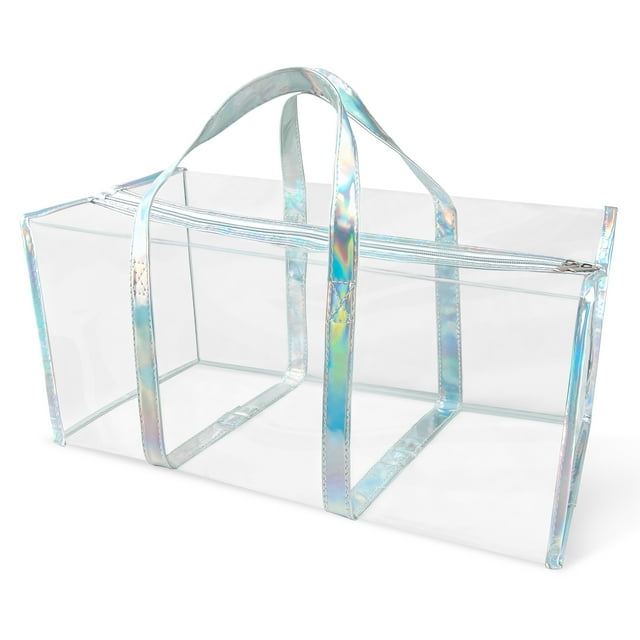 JZRSuitcase Clear Tote Bag, Large Waterproof, Sports Gym Bag, Plastic ...
