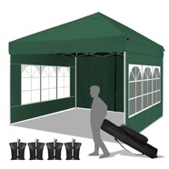 Impact Canopy Carnival Booth Kit 120" x 120" Blue and White Stripes Pop ...