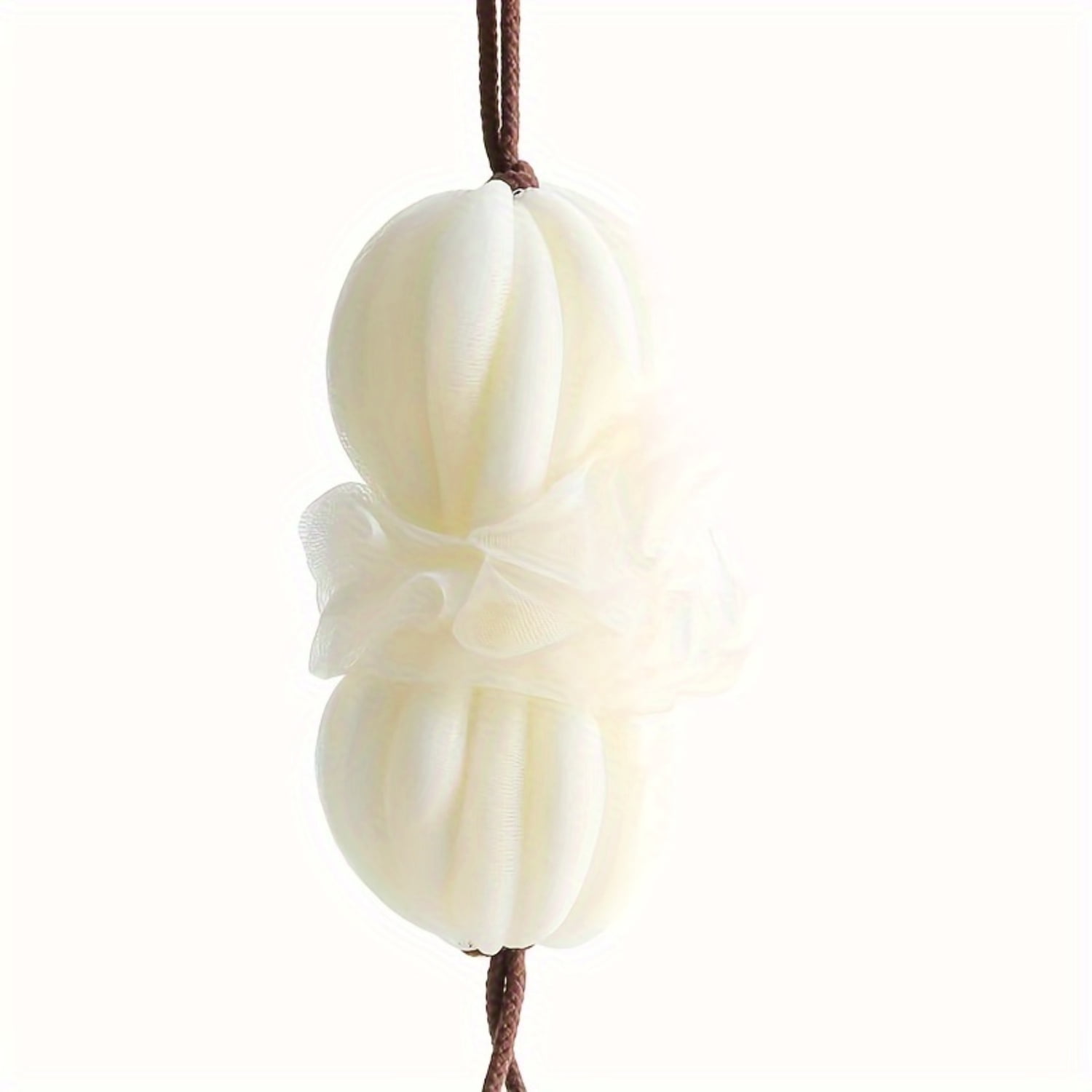 JZSHICHAOCAR Soft and Gentle Mesh Shower Sponge Pouf Dual-Ball Loofah ...