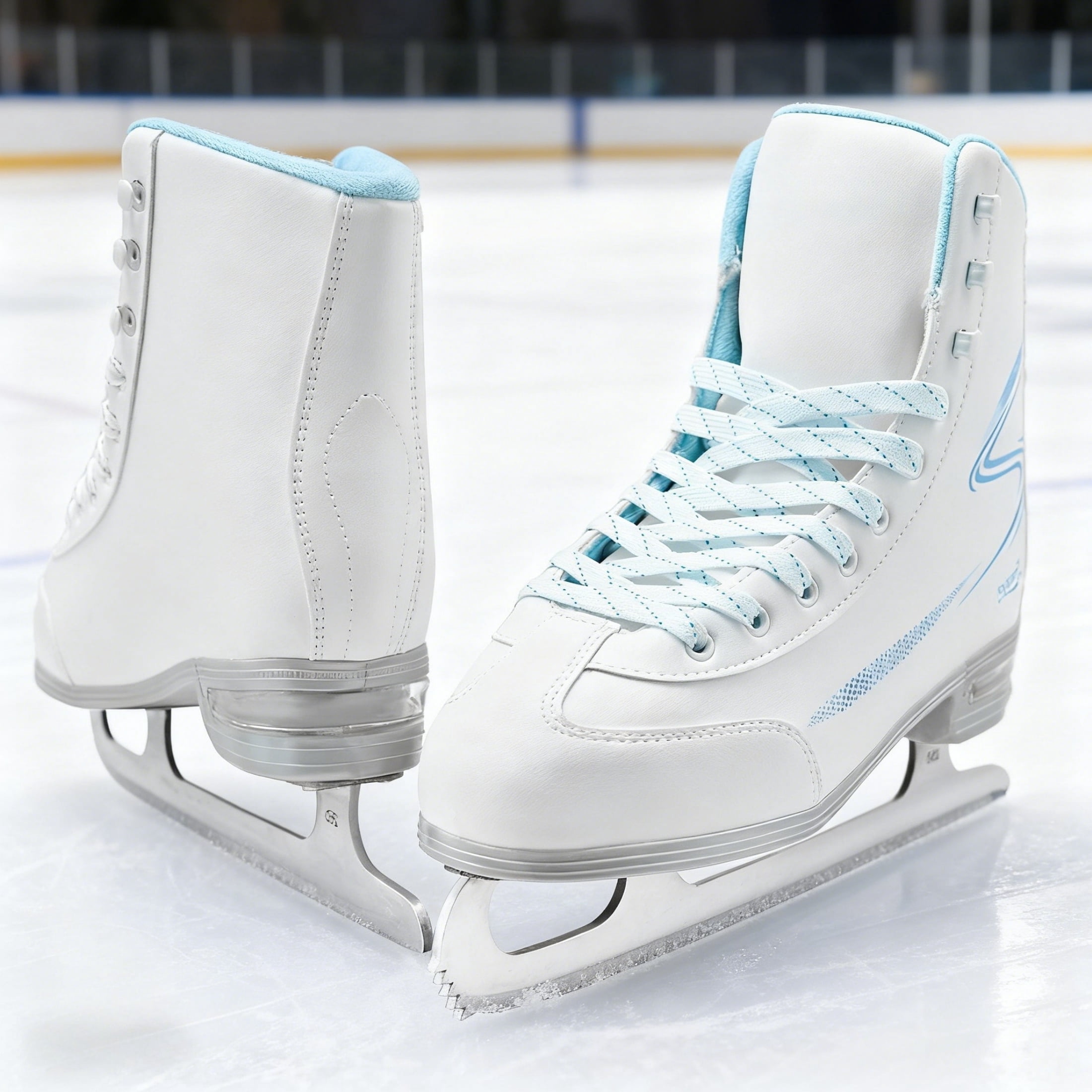 JZY Air Cushion Figure Skates for Women & Youth,Soft Recreational ...