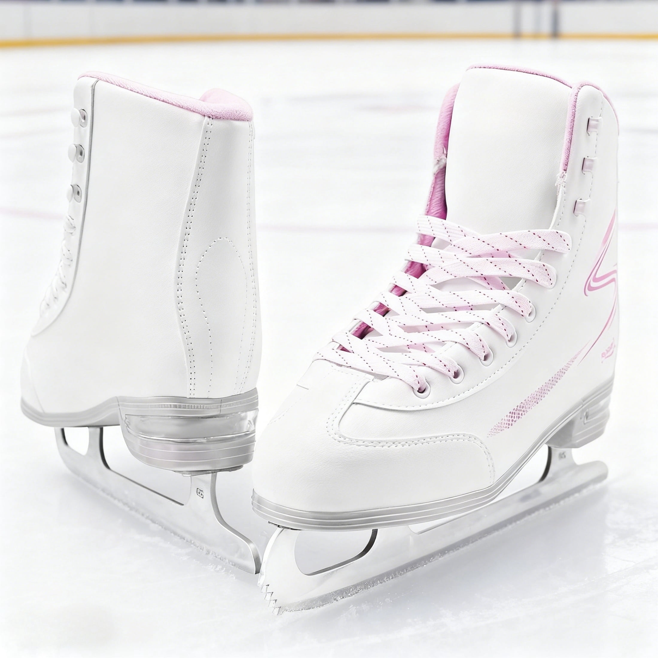 JZY Air Cushion Figure Skates for Women & Youth,Soft Recreational ...