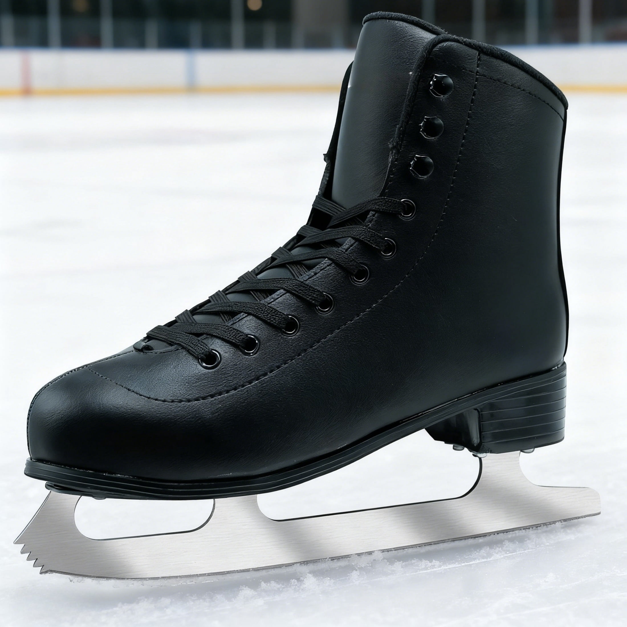 JZY Lace-Up Classic Ice Skates for Family Fun,Figure Ice Skates for ...