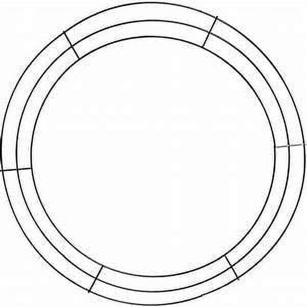 Ja'Cor Round Metal Wire Wreath Frame Form Hanger Decoration DIY Decor ...