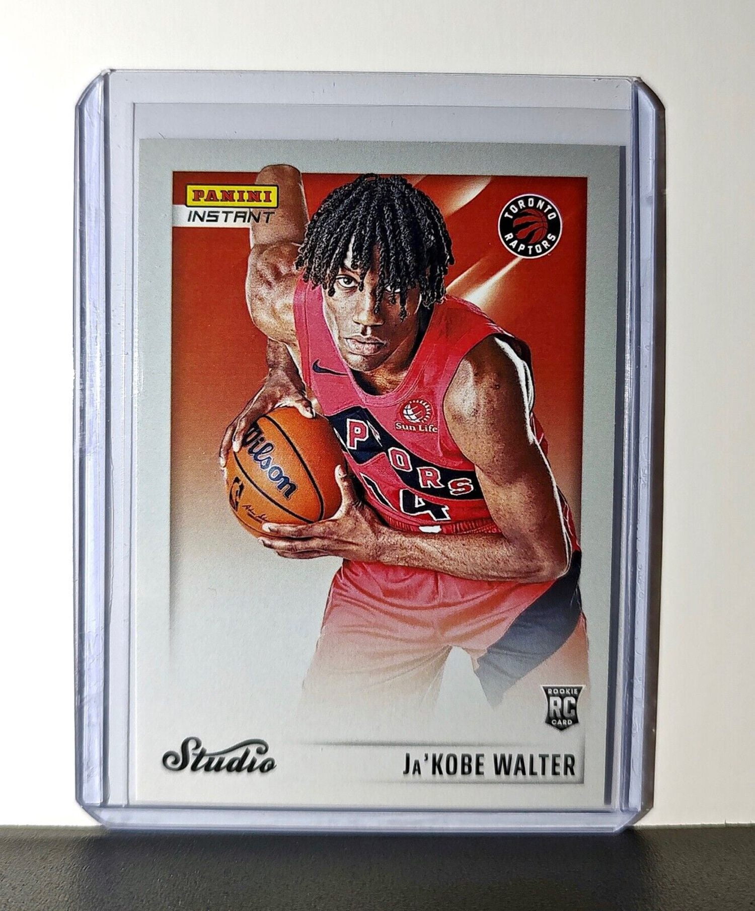 Ja'Kobe Walter 2024-25 Panini NBA Studio #24 Rookie Card Toronto Raptors 1/275 - Walmart.com
