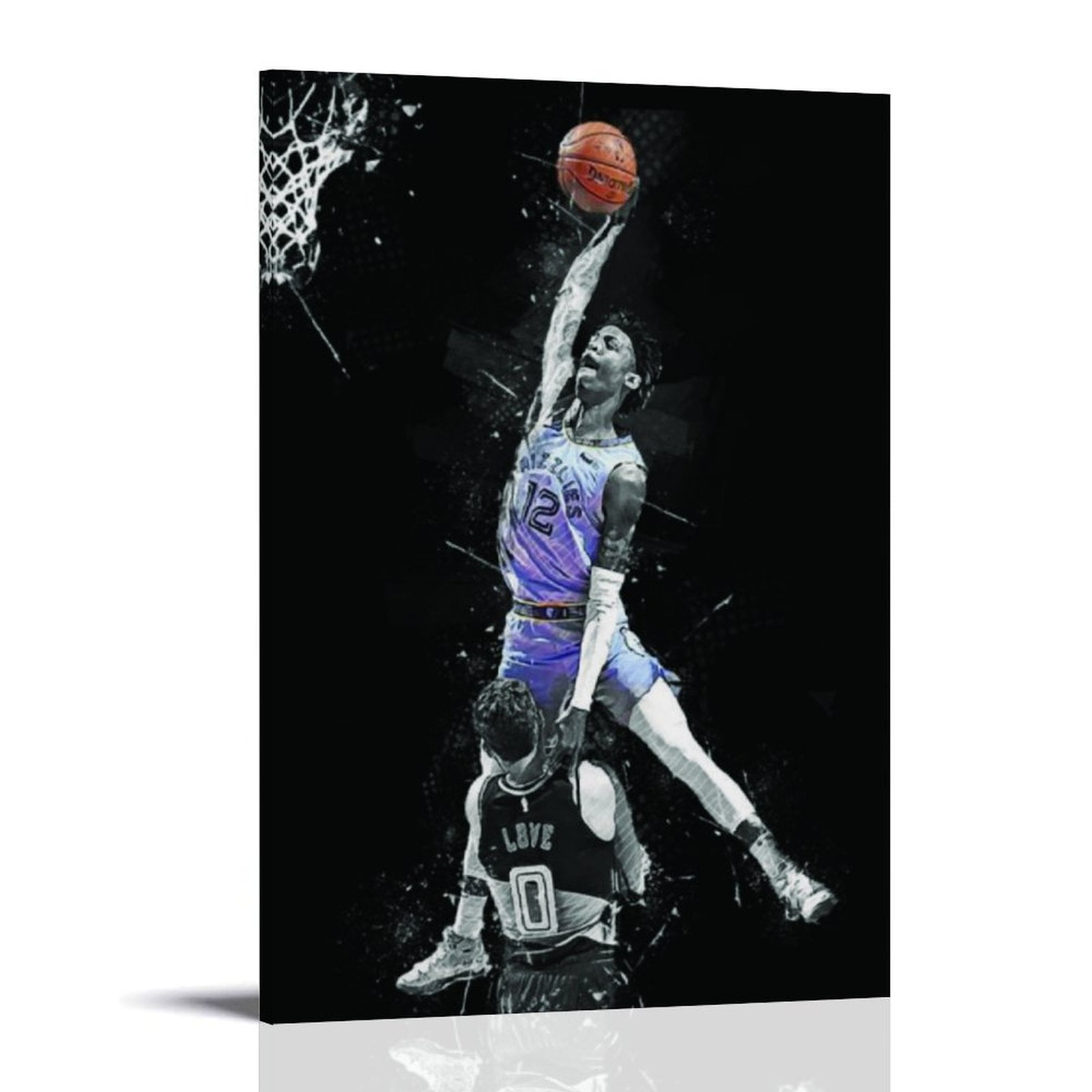 Ja Morant (2) Painting Vintage Poster Picture Print Wall Art Poster ...
