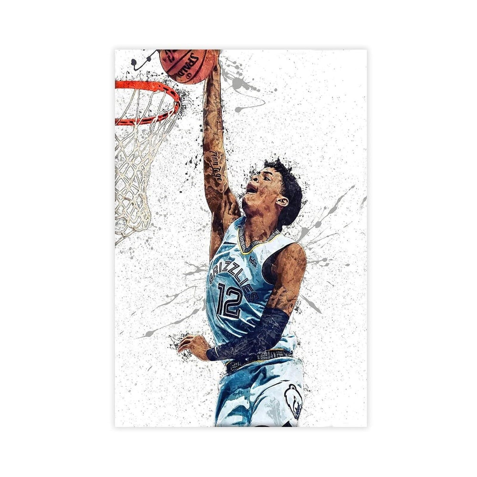 Ja Morant 7 Canvas Poster Wall Art Decor Print Picture Paintings for ...