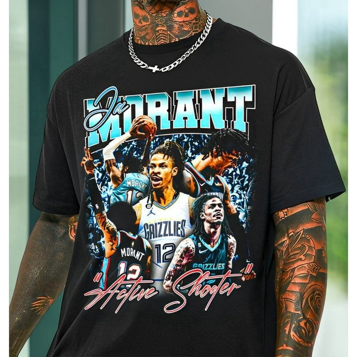 Ja Morant Active Shooter T-Shirt, Ja Morant Basketball Shirt, Funny ...