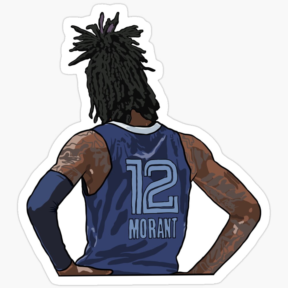 Ja Morant Back-To Sticker Phone Decal Water Bottle Stickers Car Decals ...