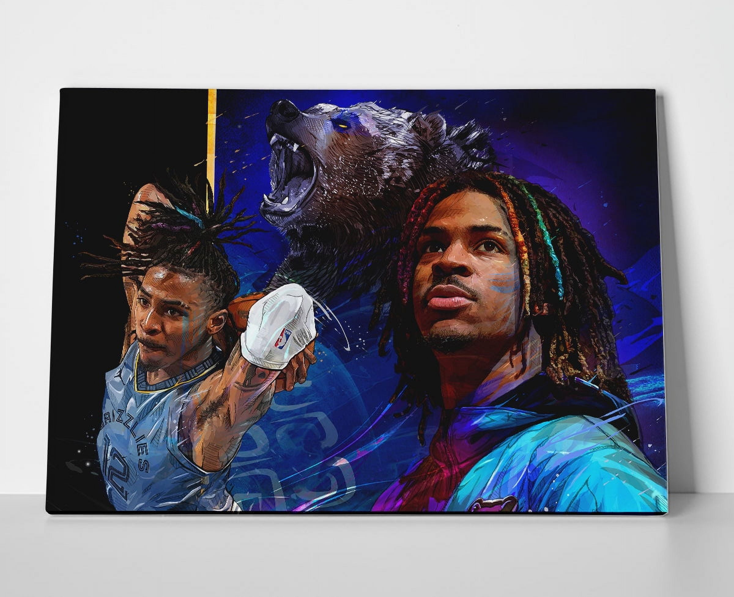 Ja Morant Poster or Wrapped Canvas - Walmart.com