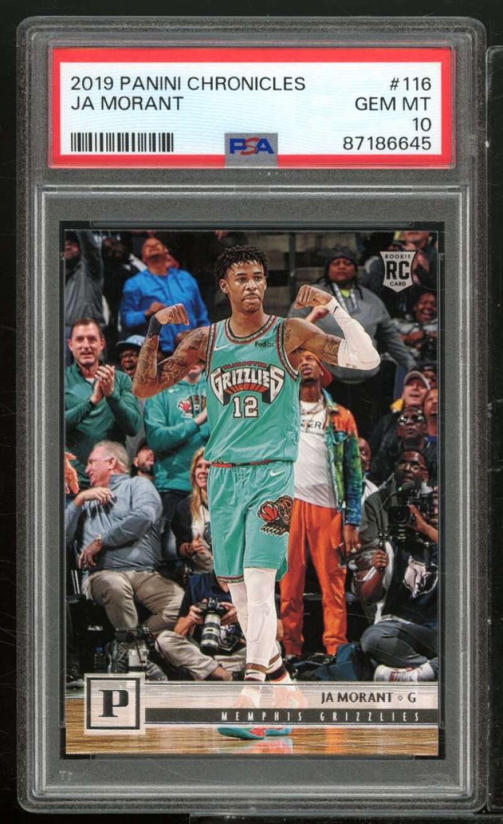 Ja Morant Rookie Card W(Young Dolph) 2019-20 Panini Chronicles #116 PSA ...