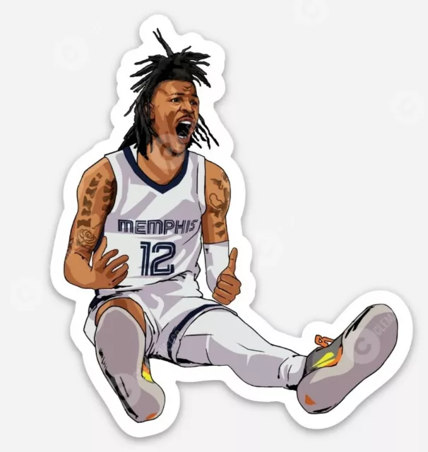 Ja Morant Sticker - Memphis Grizzlies Murray State Slam Dunk Phone ...