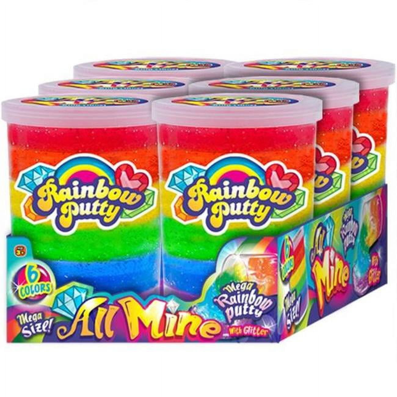 Ja-Ru All Mine Rainbow Putty Mega Size - Walmart.com