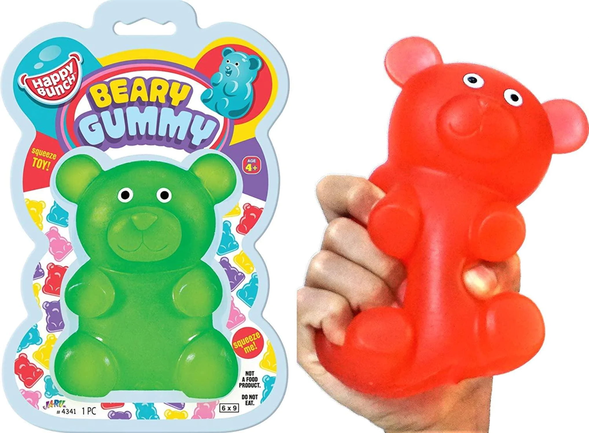 Ja-Ru Beary Gummy Jumbo Squishy Gummy Bear Novelty Toy, child, TPR ...
