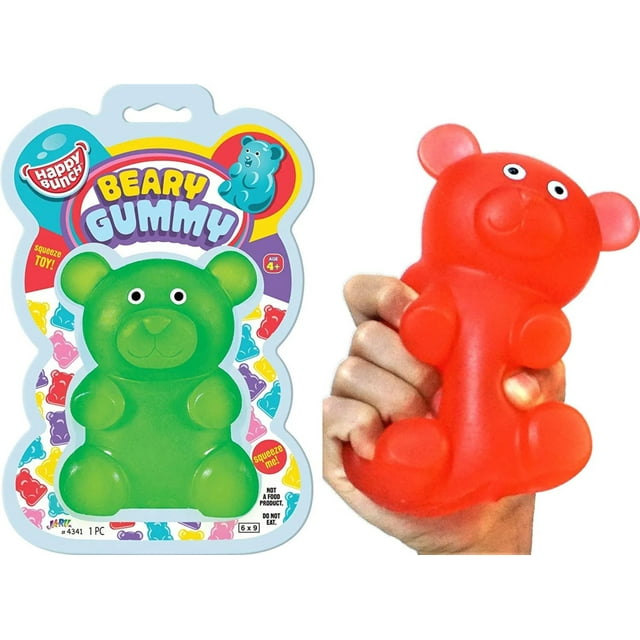 Ja-Ru Beary Gummy Jumbo Squishy Gummy Bear Novelty Toy, child, TPR ...