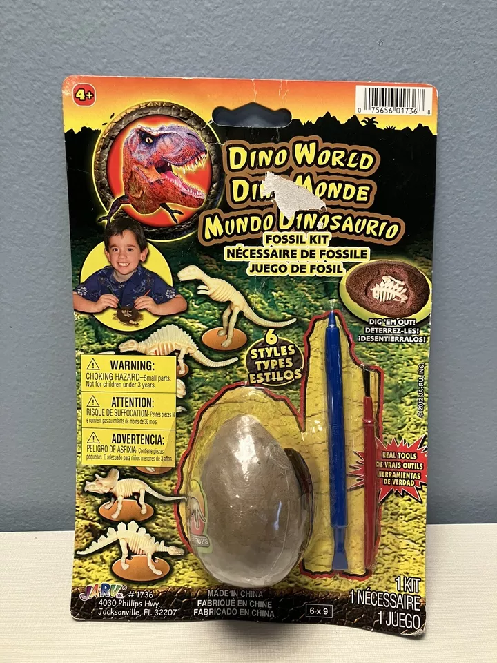 Ja-Ru Dino World Fossil Kit Dinosaurs Science Project Kit Education ...