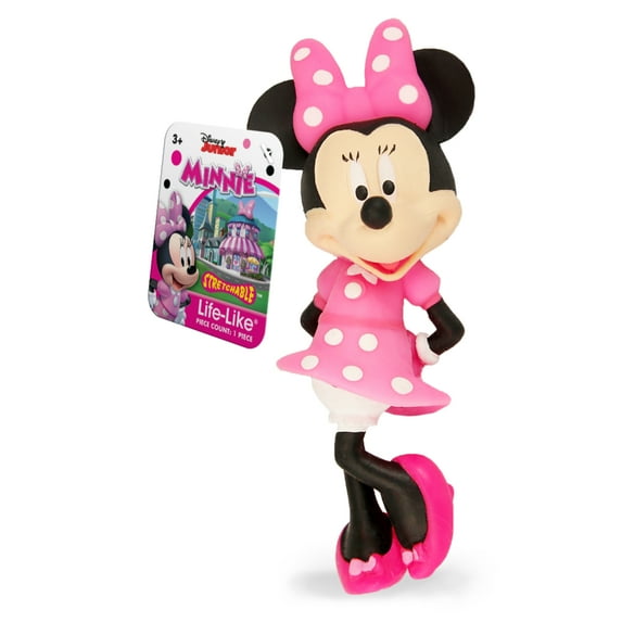 JA-RU Disney Minnie Mouse Life-Like Stretchy Squish Action Toy for ...