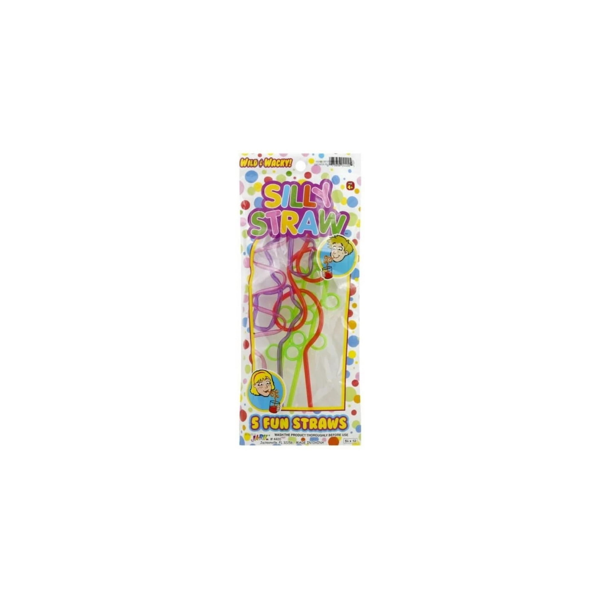 Ja Ru Ja-Ru 1-07 Silly Straws (Pack of 12) - Walmart.com