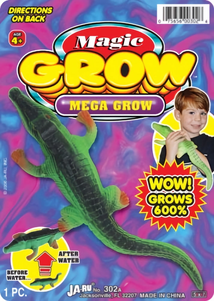 Ja-Ru Magic Mega Grow Creature (Creatures Will Vary) (Pack of 8 ...