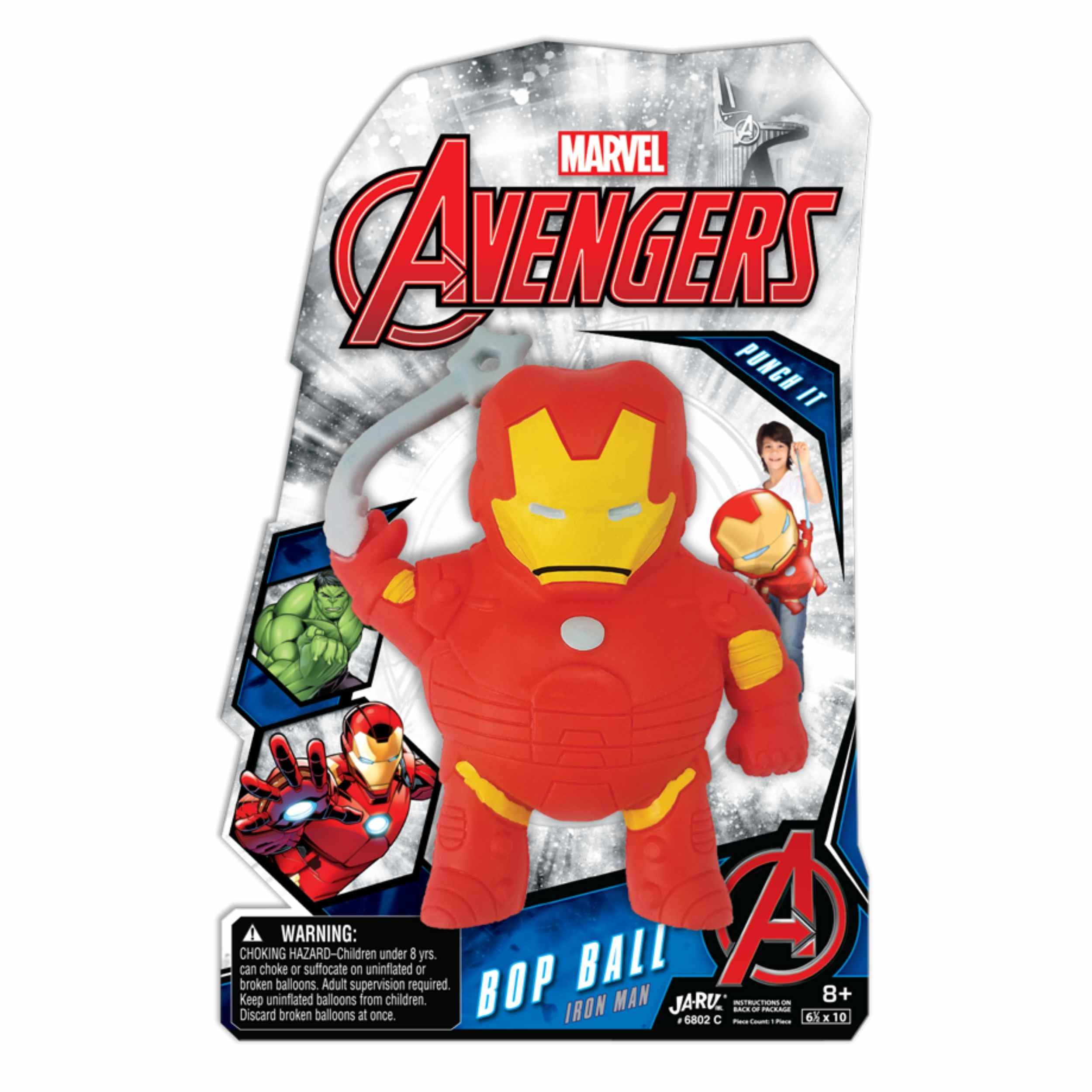 Marvel Iron Man Bop Ball - Durable Punch Balloon - Walmart.com