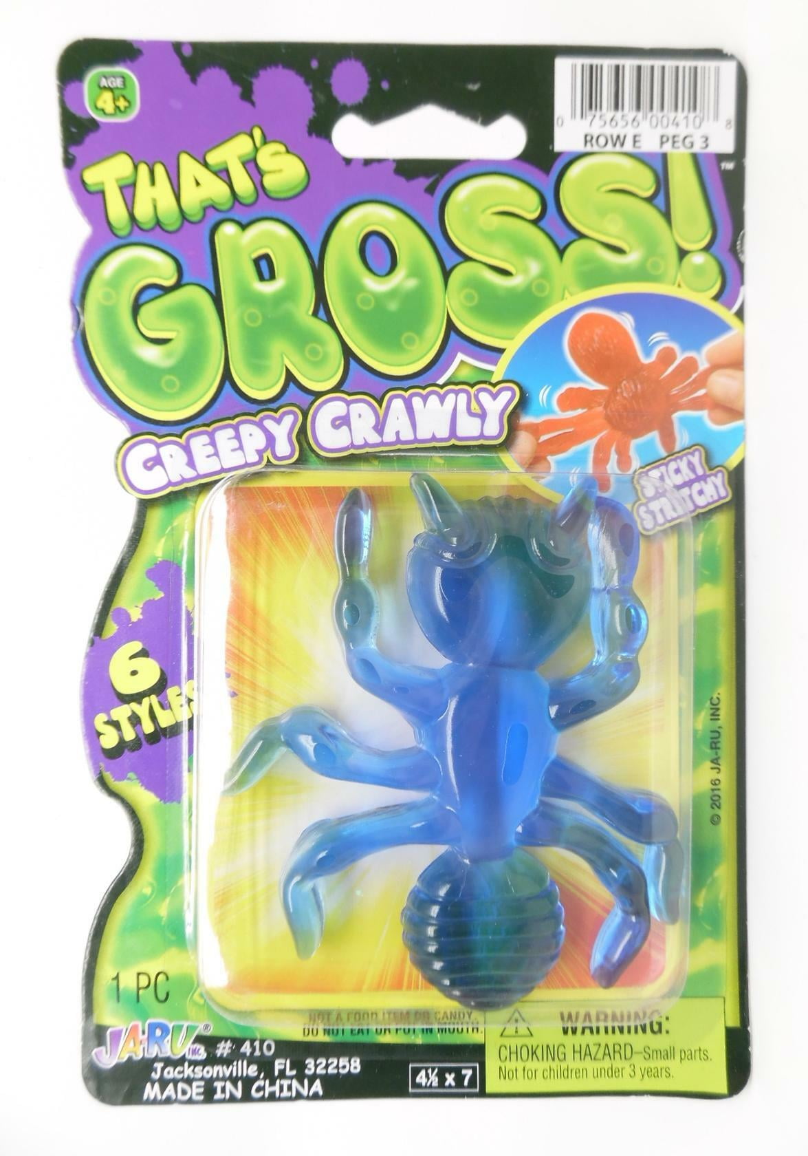 Ja-Ru That's Gross! Creepy Crawly Assortment- Classic Sticky, Stretchy ...
