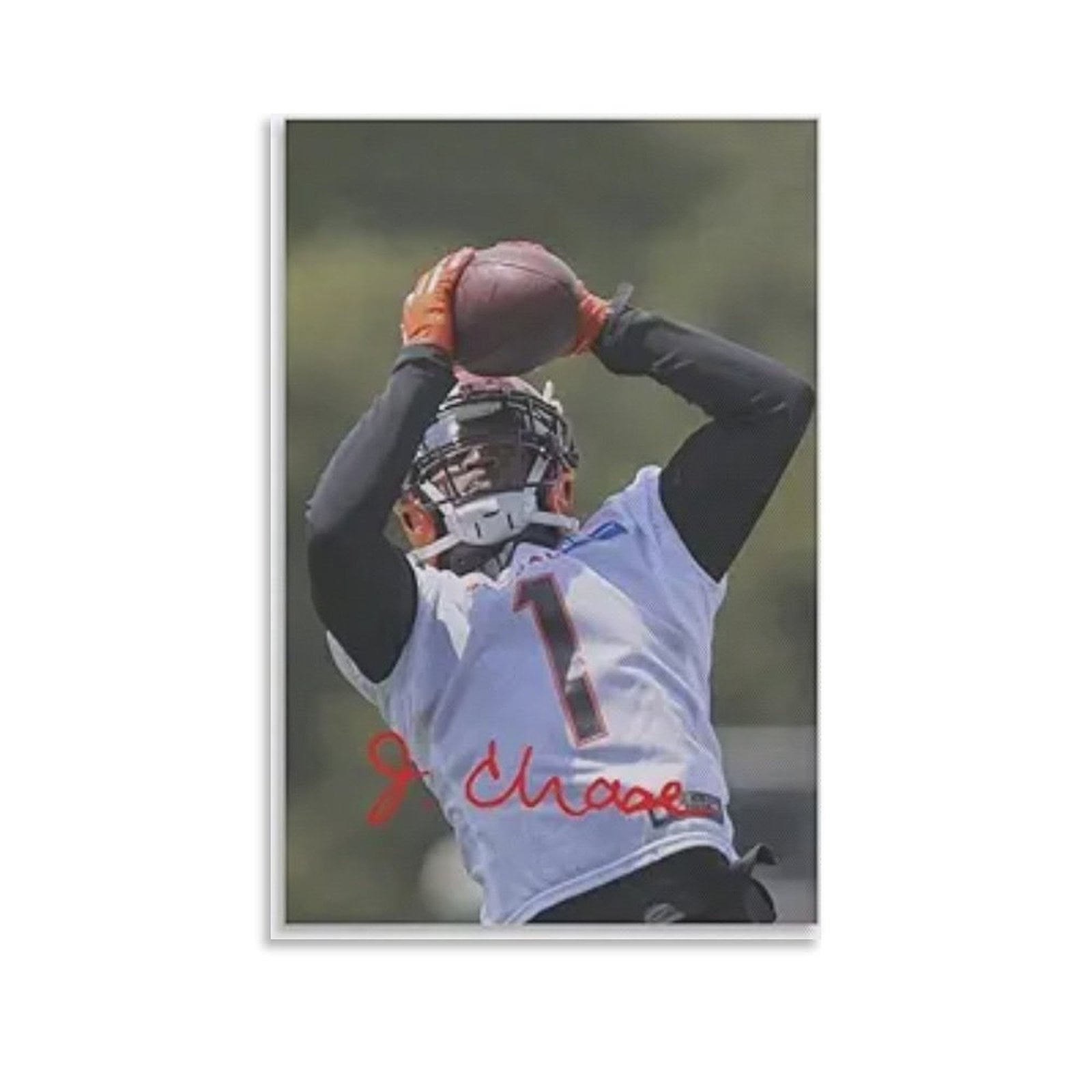 Ja'marr Chase Canvas Poster Posters Art Print Wall Photo Paint Poster ...