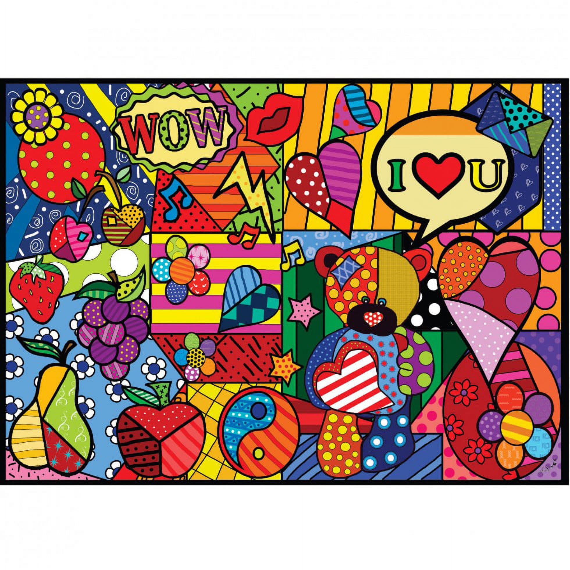 JaCaRou Puzzles POP Art Inspiration 1000 Pieces Jigsaw Puzzle - Walmart.com