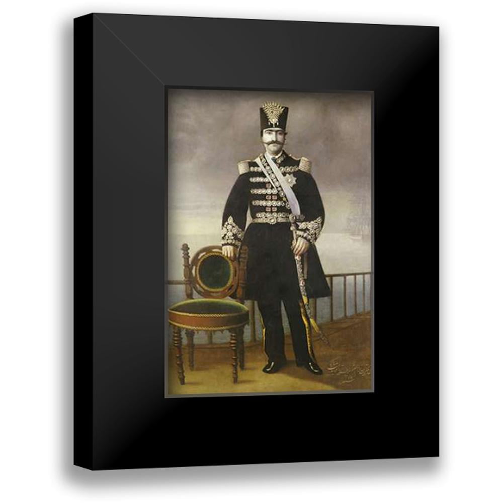 JaFar 14x18 Black Modern Framed Museum Art Print Titled - Portrait of ...