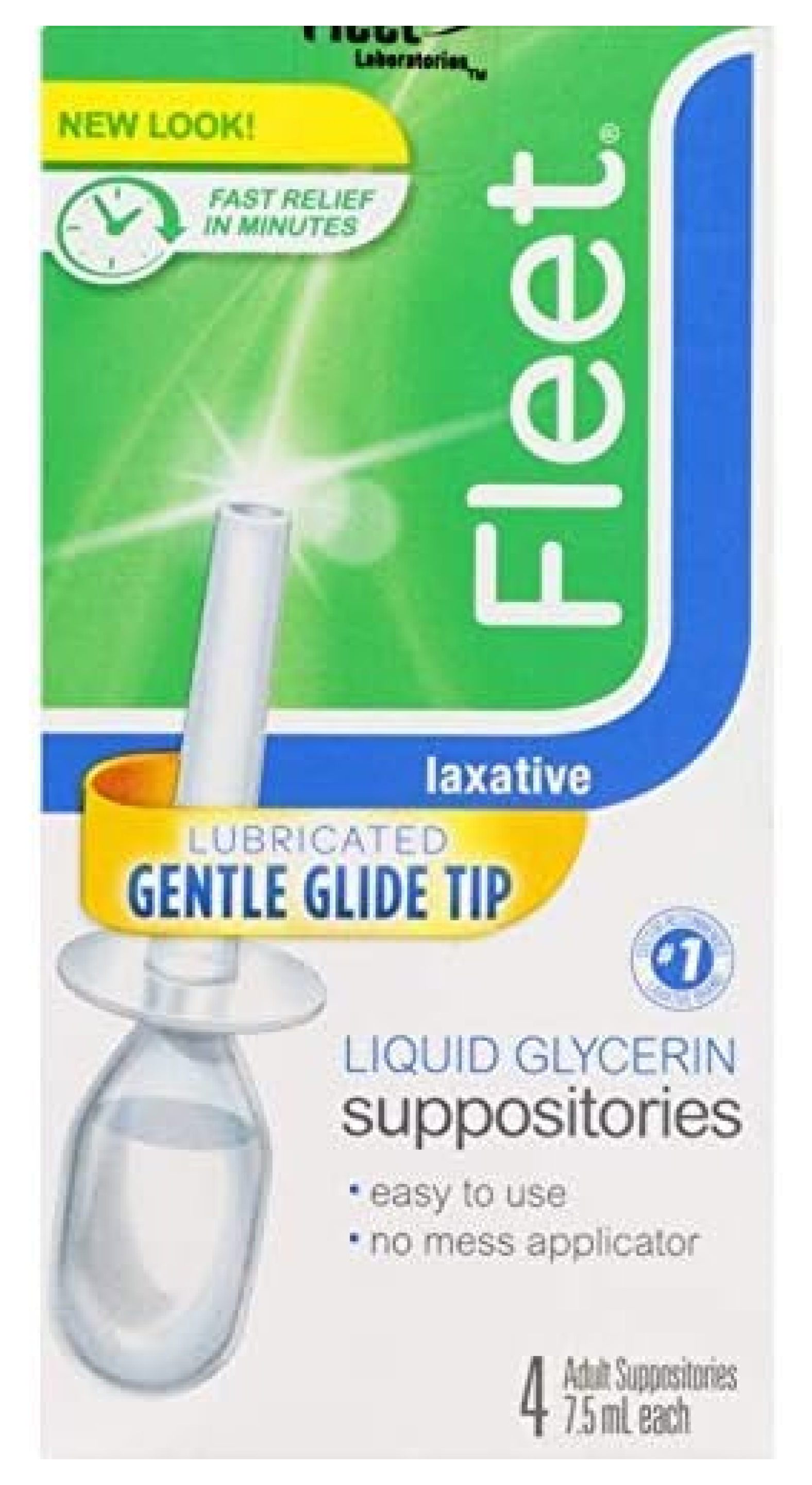 JaLuayh Liquid Glycerin Suppositories for Adult Constipation, 7.5 mL, 4 ...