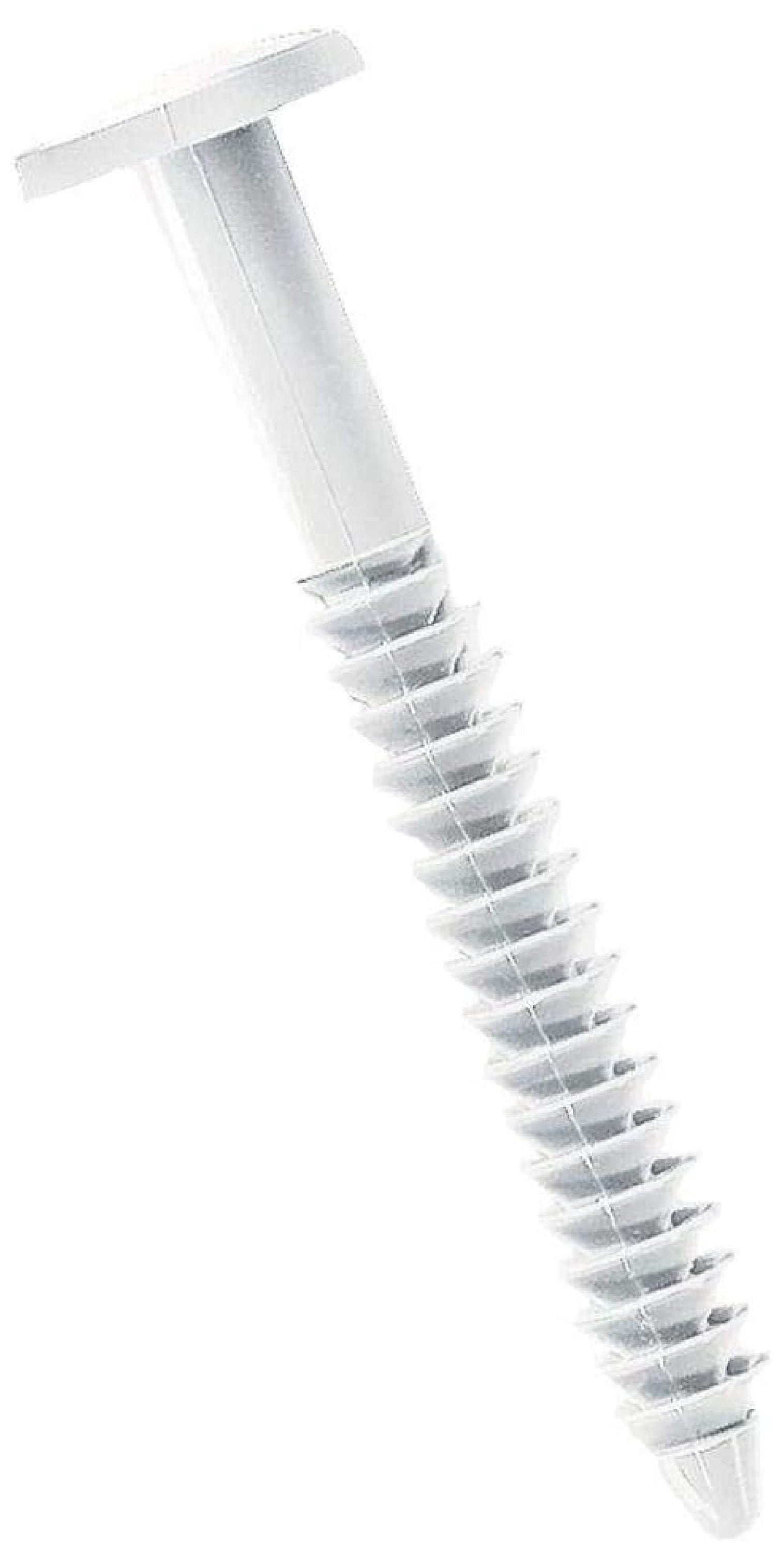 JaLuayh White 3" Shutter Lok Peg Fasteners 60 Pack Spikes Longer and ...