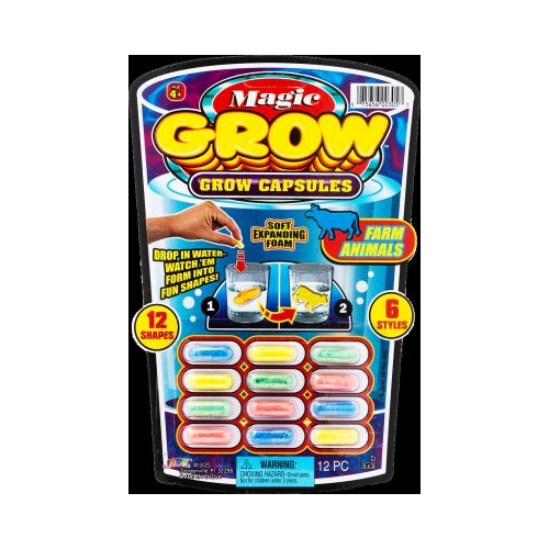 JaRu Magic Grow Capsules, (2 Packs 24 Capsules Assorted). Water Growing ...