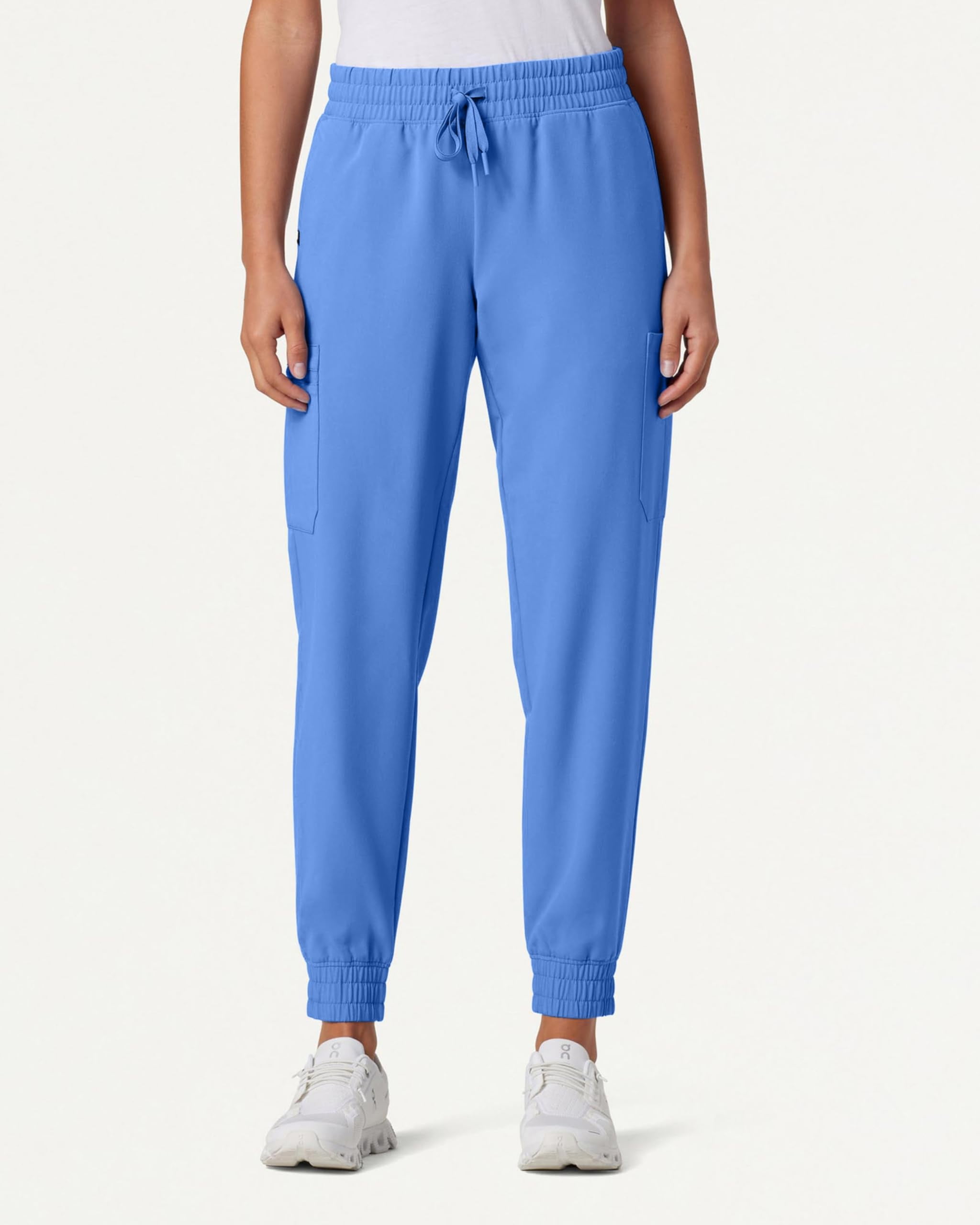 Jaanuu Neo Women's 7-Pocket Classic Mid-Rise Scrub Jogger - Ceil Blue L ...