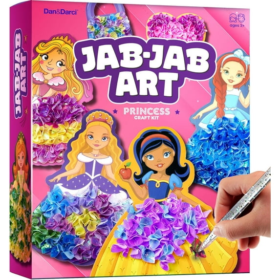 Jab Jab Art Magical Princesses Kit - Gifts for 5 Year Old Girls - Arts ...