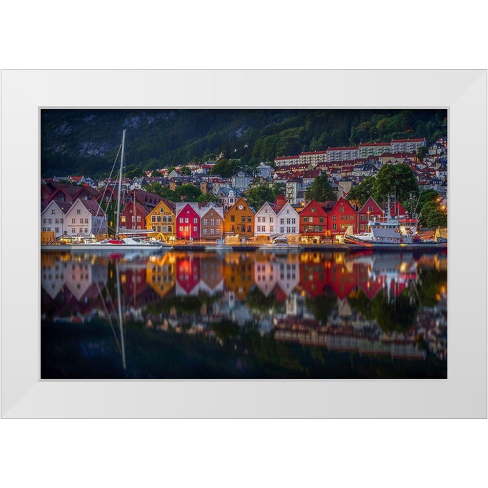 Jabeen, Rana 18x13 White Modern Wood Framed Museum Art Print Titled ...