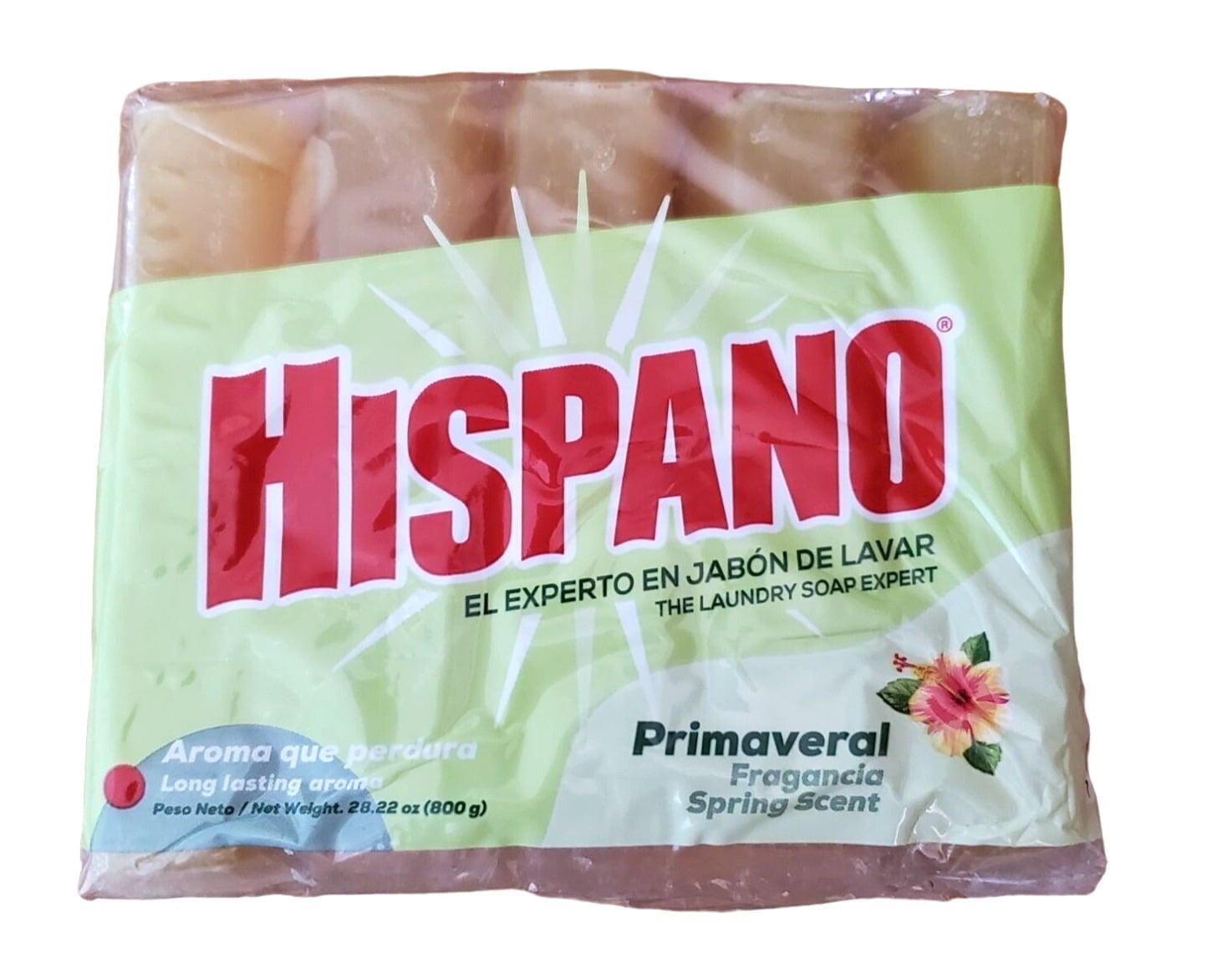Jabon Hispano Primaveral - Laundry Soap package of Five Units ( 5 ...