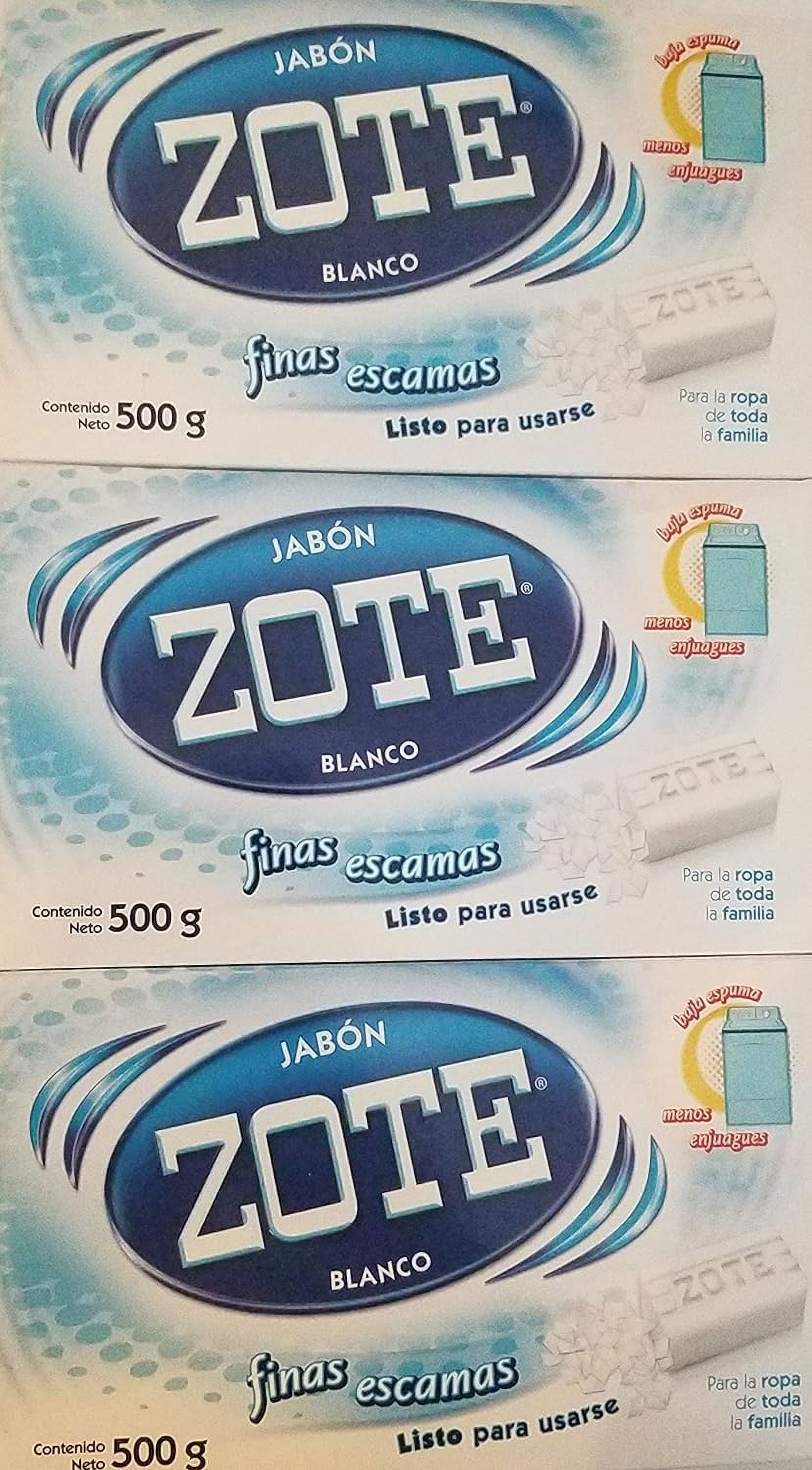 Jabon Zote Blanco Laundry Flakes Pack Of 3 - Walmart.com