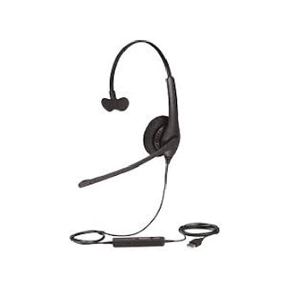 Jabra Biz 1500 Mono USB Headset, Noise Cancelling Microphone, Foam Ear ...