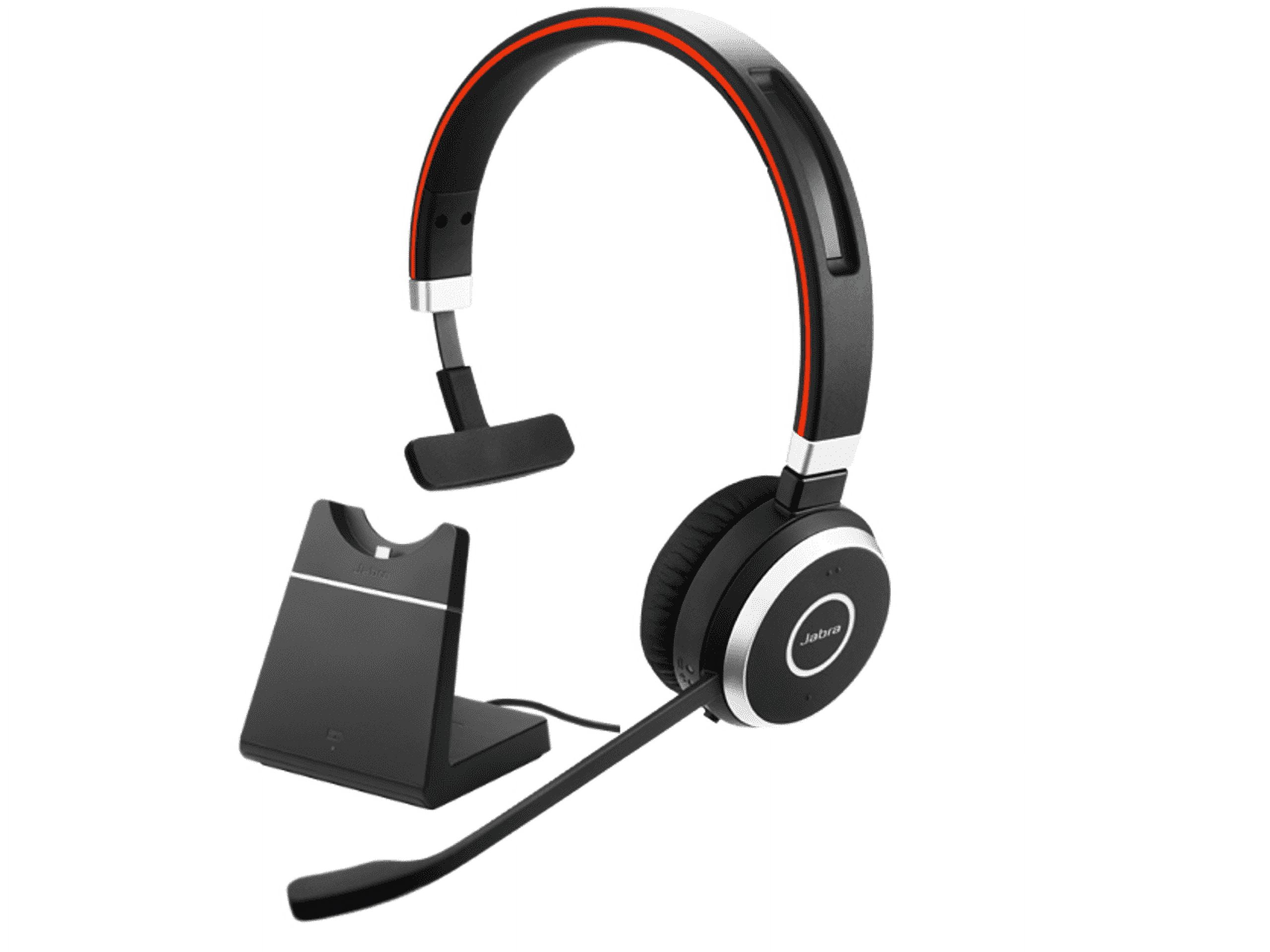 Jabra Evolve 65 SE Mono Wireless Headset - Bluetooth Headset with Noise ...