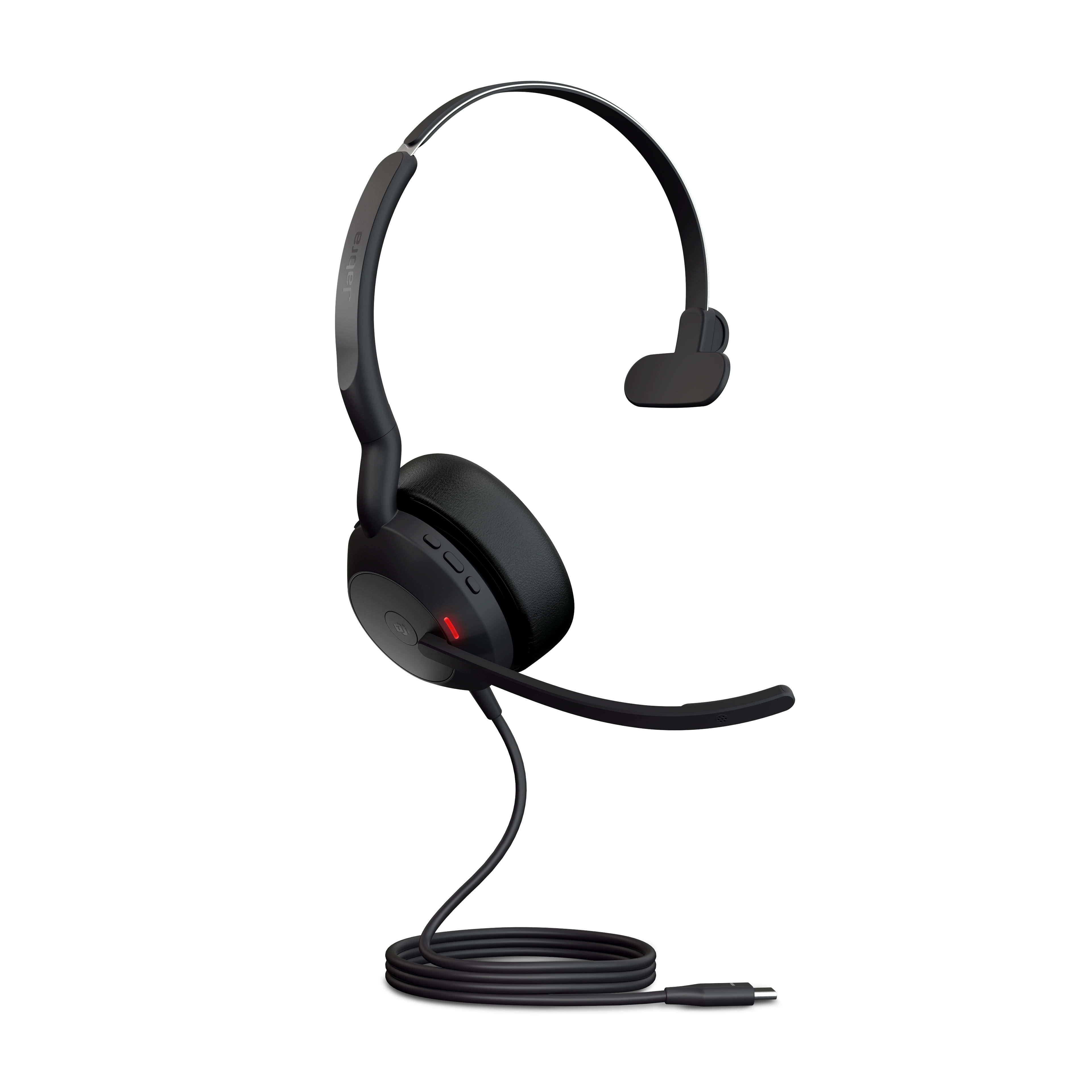 Jabra Evolve2 50 Mono UC Wired/Wireless Headset with Noise Cancelling ...