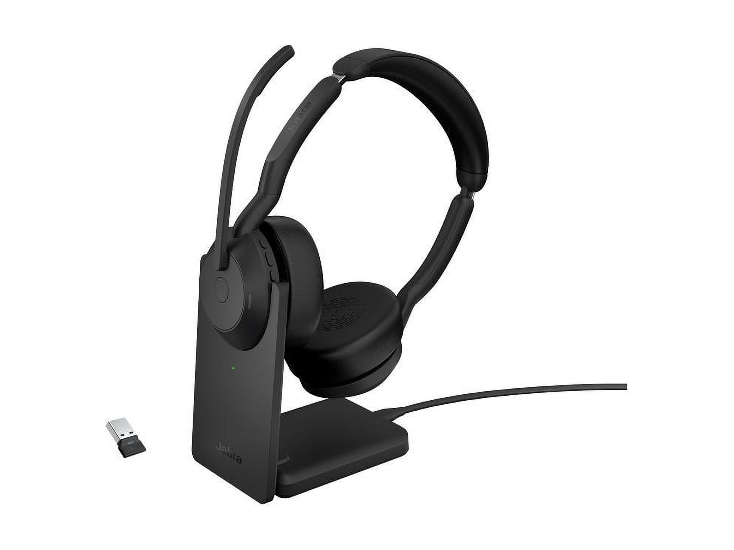 Jabra Evolve2 55 MS Teams Headset - Stereo - Wireless - Bluetooth - USB ...