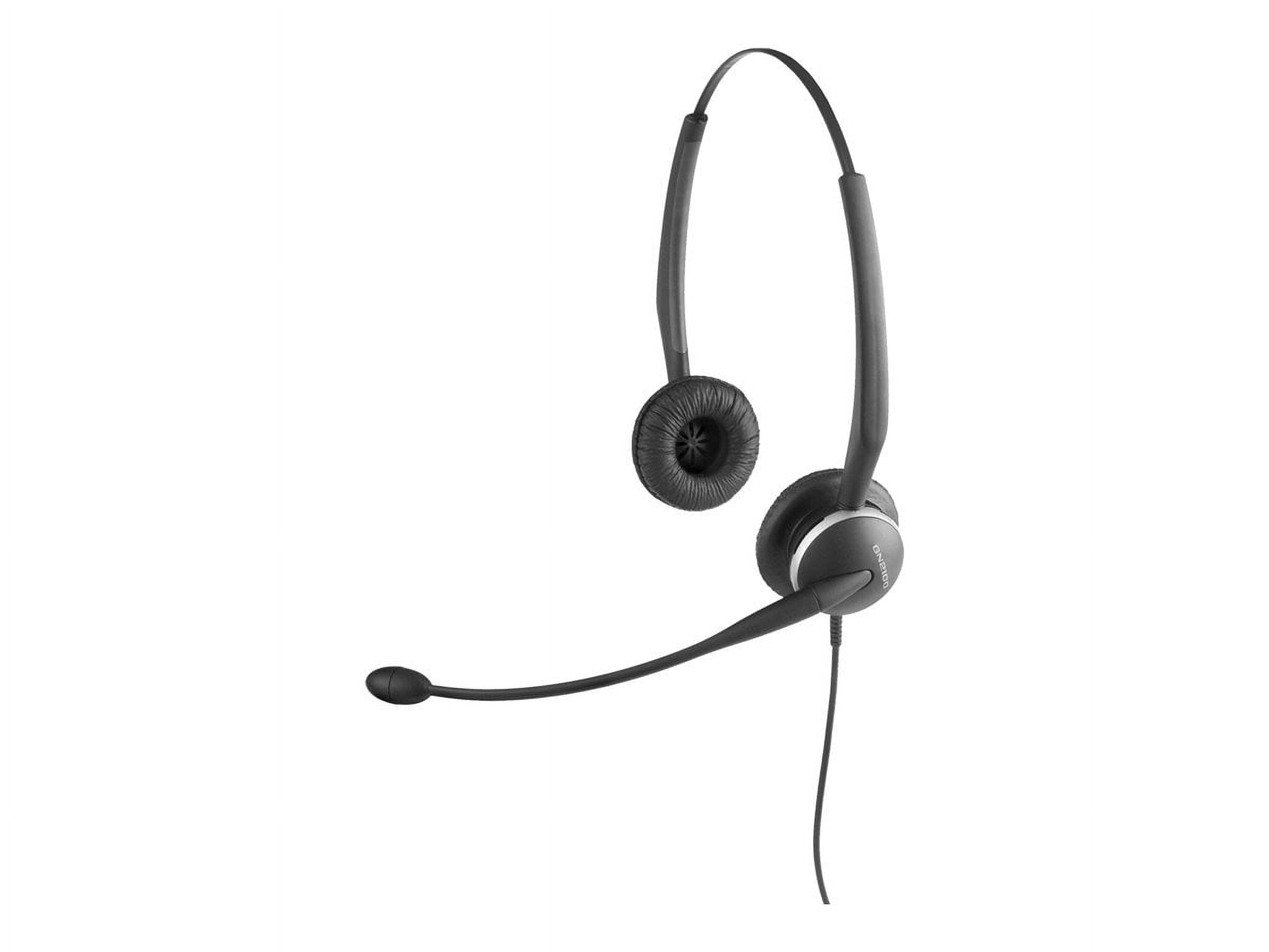 Jabra GN 2100 Telecoil Headset, On-Ear, Wired, Noise-Cancelling ...