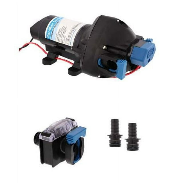 Jabsco 31395-2512-3A 12V 3 GPM 25 PSI Par-Max 3 Water Pressure Pump ...