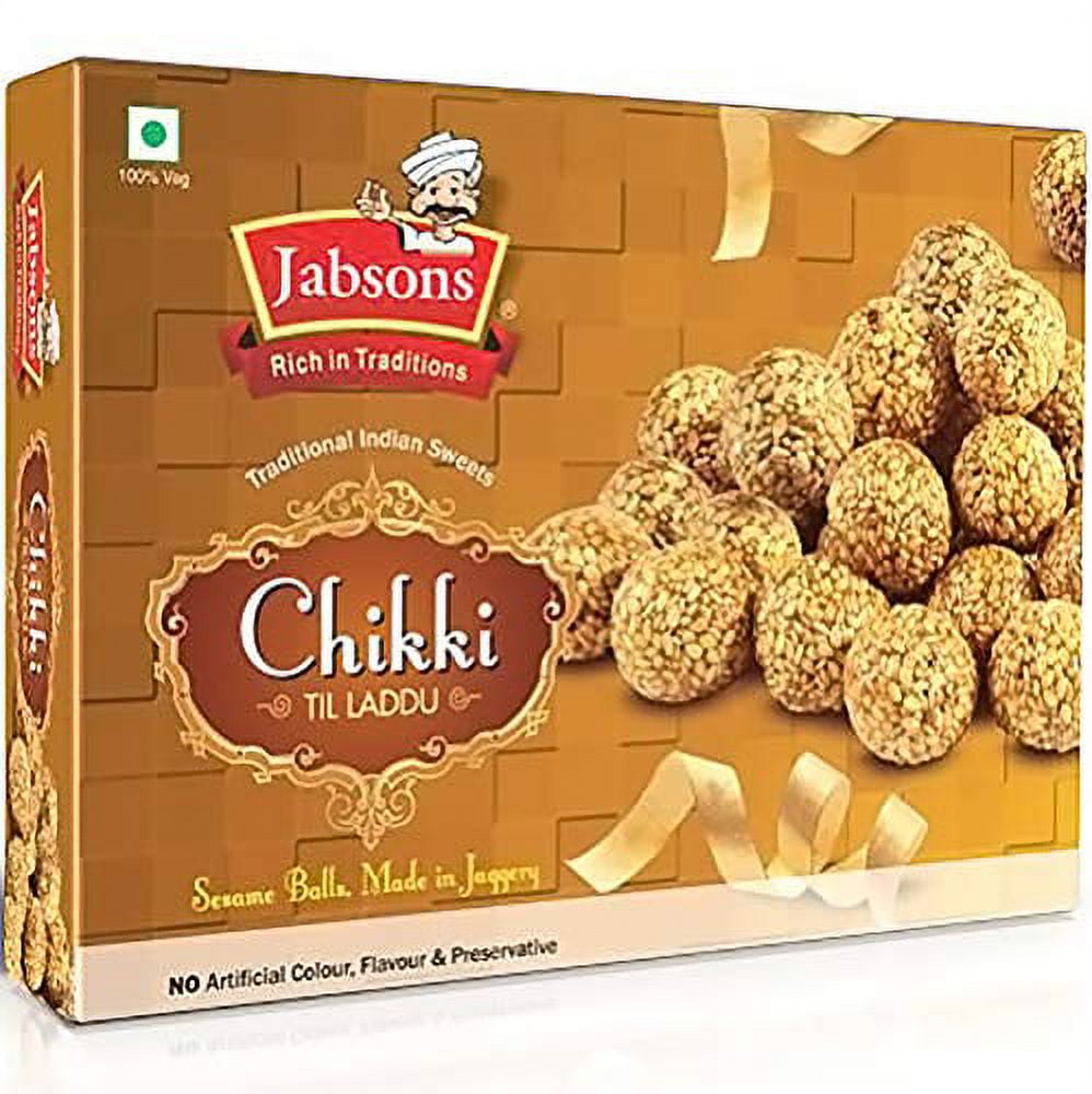 Jabsons - Chikki Til Laddu (Sesame Sweets), 400g - Walmart.com