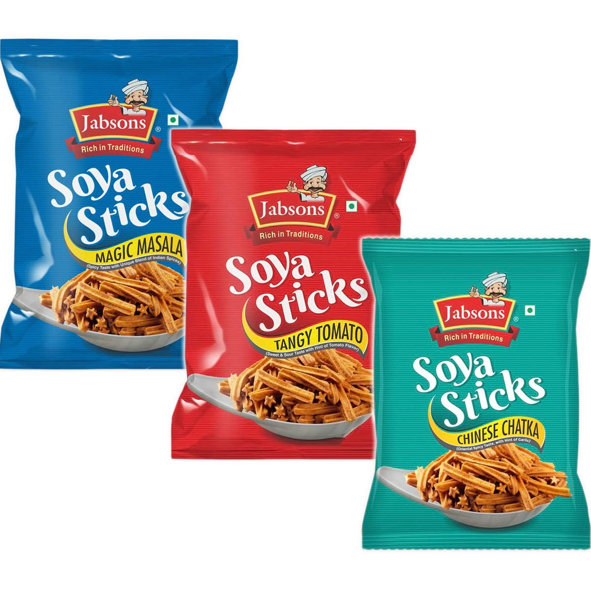 Jabsons - Soya Sticks (3 PACK), 180g x 3 (Variety MIX) - Walmart.com